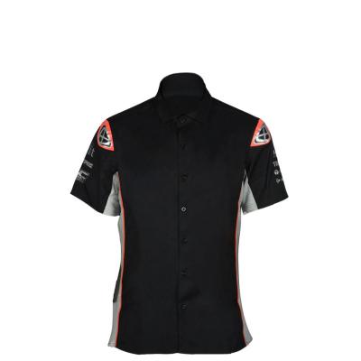 China Custom Team Naam Gebreide Stof Sport Polo Shirts met Print en Logo Borduurwerk Te koop