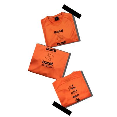 Cina Stampa a sublimazione T-shirt arancione per uomini S/M/L/XL Logo personalizzato in vendita