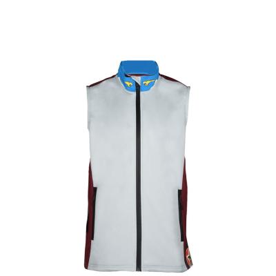 China Customized Logo Printing Polyester Wicking Softshell Running Vest for Motor Team Men for sale