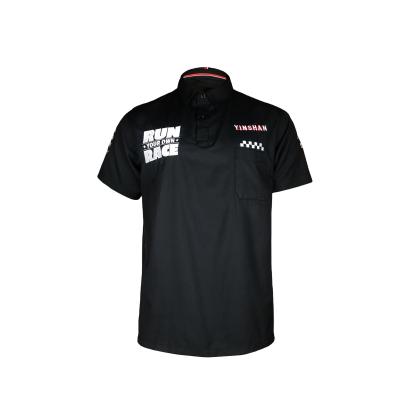 China Characteristic Wicking Breathable Pit Crew Racing Shirts for Custom Designs Teamswear for sale
