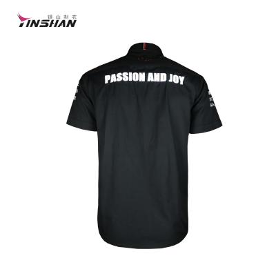 China Characteristic Wicking Breathable Pit Crew Racing Shirts for Custom Designs Teamswear for sale