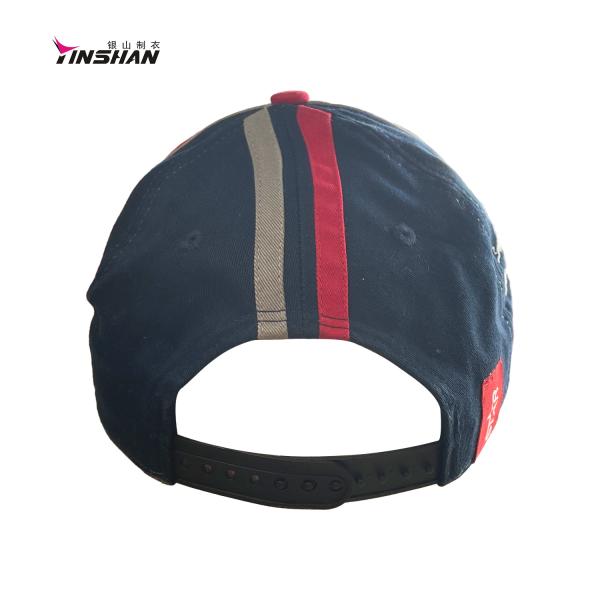 Quality Custom Embossed 6-Panel Baseball Cap for Men's Motor Racing Sports Hats 58cm for sale