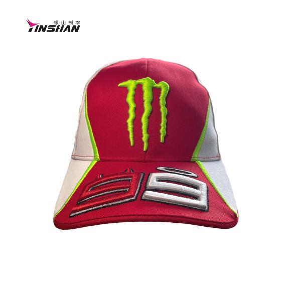 Quality Racing Sport Cap for Men 3D Embroidery 6 Panel Design Custom Color Custom Car for sale