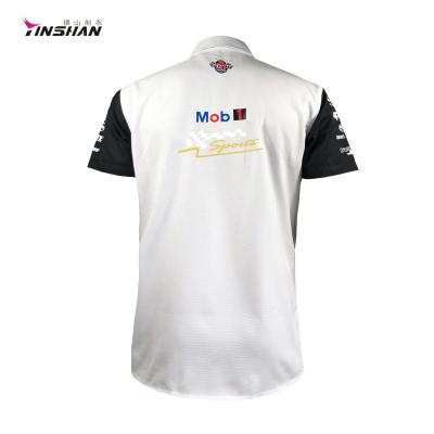 China Racing en Motorsport S/M/L/XL Polo Shirt Teamswear Custom Logo Design Werk Casual Te koop