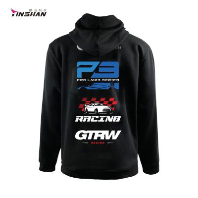 China Adults Oem Outdoor Jacket for Yinshan Team Sports Racing Cotton Poly Oversize Hoodies for sale