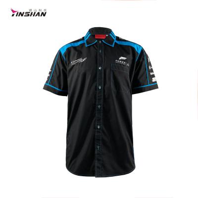 Cina Abbigliamento sportivo inclusivo per genere Logo ricamato su misura Camicie sportive semplici da golf in vendita