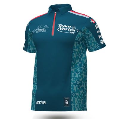 Cina Altri abbigliamento sportivo Wicking traspirante Logo personalizzato in poliestere Camicia con cerniera sportiva in vendita