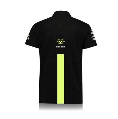 Soft Spandex/Cotton Blend 2024 Summer Custom Logo Auto Racing Moto Polo T-Shirt