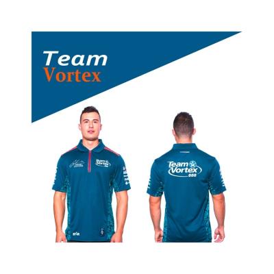 Cina All Over Stampa abbigliamento da corsa Polo uomo OEM Disegni S/M/L/XL in vendita