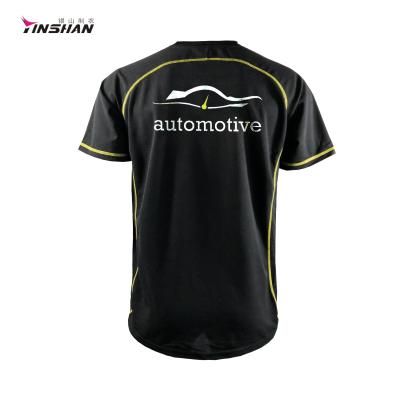 Cina Abbigliamento da corsa per auto di F1 personalizzato Maglietta da uomo con manica corta grigio per abbigliamento sportivo in vendita