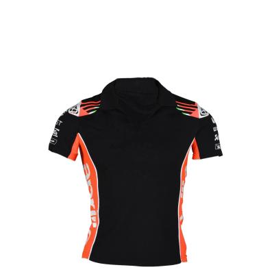 China Op maat gemaakte ontwerpen Team Uniform Kleding Ademhalend Katoen Motor Racing Zwart Polo T-shirt voor mannen Te koop