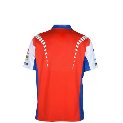 China Custom Logo Design Sportteam Uniform voor mannen Unisex ademend Fanswear Race Shirts Te koop