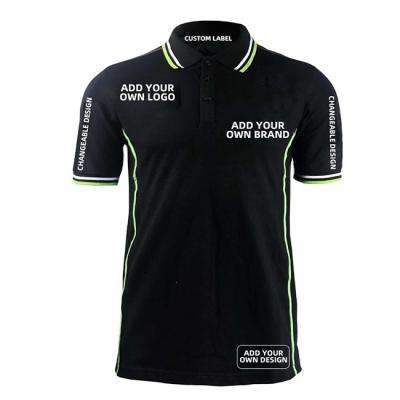 Sublimazione Pit Crew T-shirt da corsa Logo personalizzato T-shirt da polo F1 per abiti da squadra