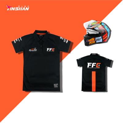 Cina Logo visibile e poliestere traspirante in camicie da polo da uomo personalizzate per l'uniforme di squadra sportiva in vendita