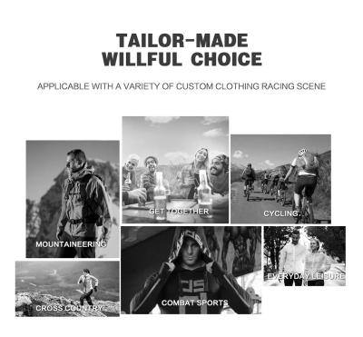 China Vestuário desportivo Desenho personalizado Windbreaker Elastane Jaqueta de equipe para corridas e motociclismo à venda