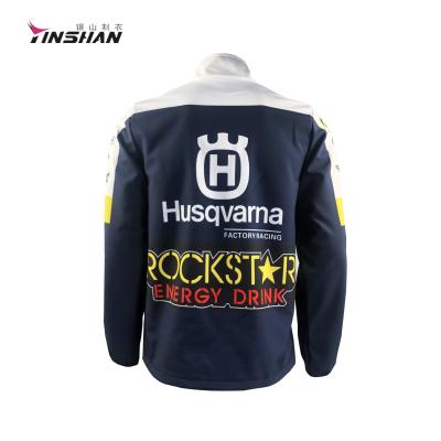 中国 100% ポリエステル チームウェア F1 レーシングとバイク ジャケット カスタム印刷方法 販売のため