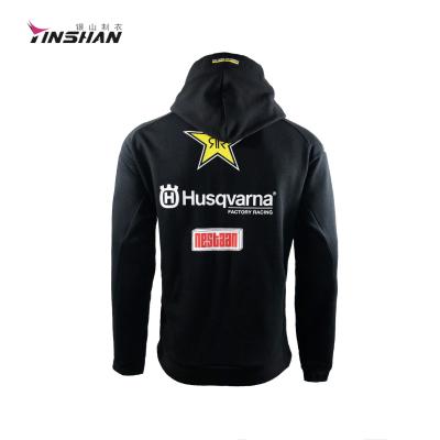 Китай Мужские гонки 2021 Teamwear Custom Logo Racing Suit Hoodie Superior и воротник с V-ошейником продается