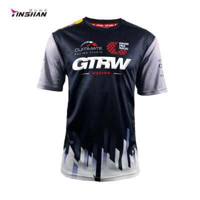 Китай XS-5XL Custom Logo Acceptable Fashion Digital Printing Sportswear Racing T-shirt Для мужчин продается