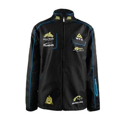 China Winddichte, op maat geborduurde teamkleding, sportracingjackets voor 7 dagen Te koop