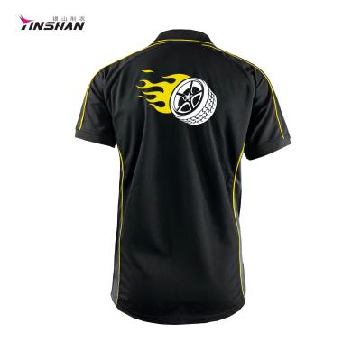 China Mode Custom Pattern Racing Polo Shirt voor Motorcycle Auto Racing Sportkleding Type Te koop