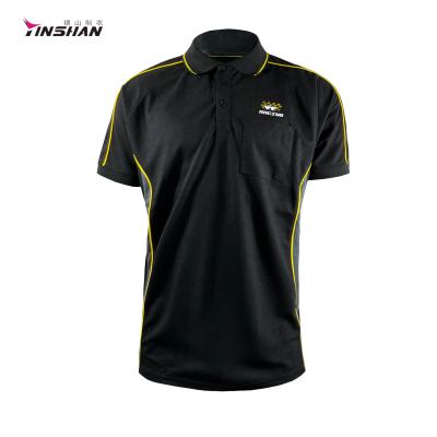 China Sportkleding Racing Polo shirt met maatwerk en 100% polyester materiaal Te koop