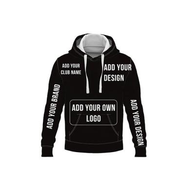 China Sportkleding op maat Sublimatie Print Pit Crew Racing Hoodies voor mannen met V-hals kraag Te koop