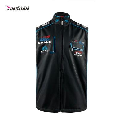 China Own Design Softshell Elastane Team Vest for Racing and Motorcycling For Racing Events for sale