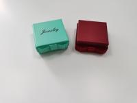 China CMYK / PMS Foldable Printed Packaging Box Red Cosmetics Box FSC for sale