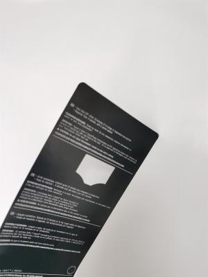 中国 電子工学の印刷紙のための私の自身の設計銀製の熱い押すまめの挿入物カード 販売のため