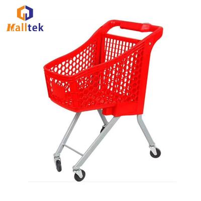 Китай Mini Plastic Grocery Store Trolley For Child Kids Colourful Style продается