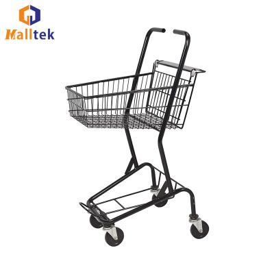 Китай Double Layers Supermarket Shopping Trolley For Grocery 100KG Loading продается