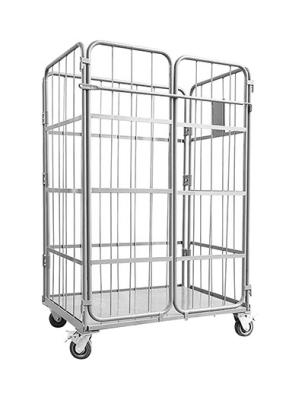 Cina Cornice pieghevole di metallo 4 lati Trolley logistica Trasporti sicurezza Wire Mesh Trolley MT MT-LRC05 in vendita