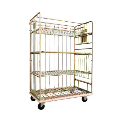 Китай Transport Nestable Roll Container Trolley For Warehouse Or Grocery Store продается