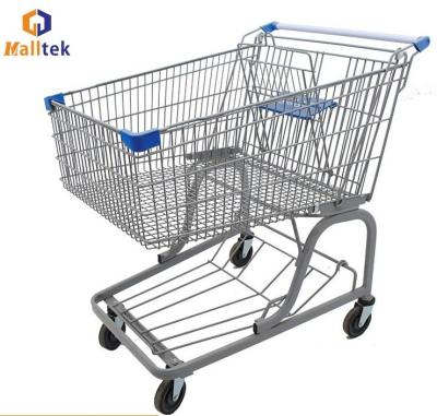 Cina Large Capacity New Style Steel Metal Shopping Trolley For Supermarket in vendita