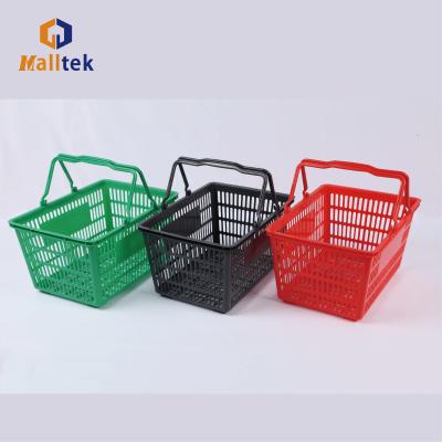 Cina Cesto di plastica per lo stoccaggio doppio manico portatile in vendita