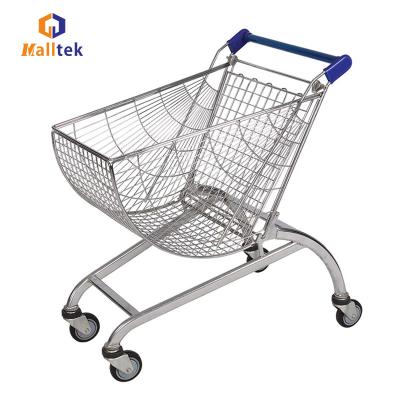 China Carrinho de compras de metal em forma de V para supermercado à venda