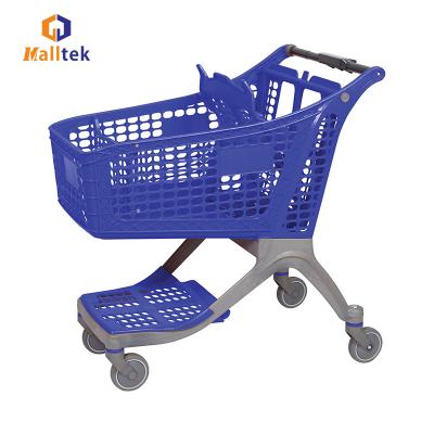 Cina Camionetto da shopping in plastica da 220 litri con colori personalizzabili e capacità di carico elevata in vendita