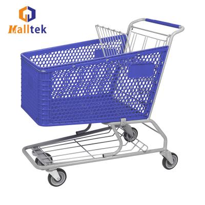 China Caminhão de compras de plástico semi-personalizável em revestimento em pó para aço e plástico à venda
