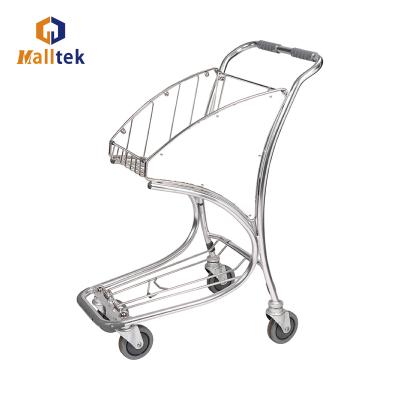 China Airport Trolley For Intermational Airport Store With Basket for sale
