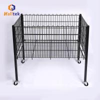 China Custom Promotion cage Capacity Stackable Wire Baskets for sale