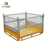 China Customize Stacking Wire Mesh Cage With Heavy Duty for sale