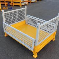China Customize Stacking Wire Mesh Cage With Heavy Duty for sale
