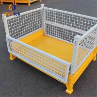 China Customize Stacking Wire Mesh Cage With Heavy Duty for sale
