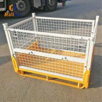 China Customize Stacking Wire Mesh Cage With Heavy Duty for sale