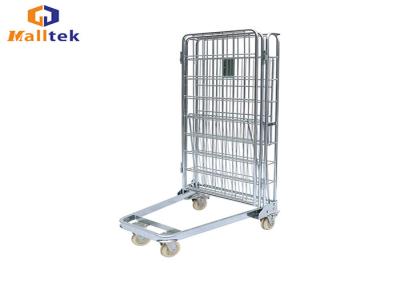 China Foldable Carry Trolley Cart Roll Container Trolley Easy To Handle With Trundles for sale
