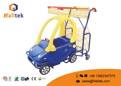 China Kids Child Small Supermarket Shopping Trolley Cartoon Stable Funny Design for sale
