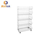 China Multi Layer Supermarket Metal Wire Mesh Cage Promotion Bread for sale