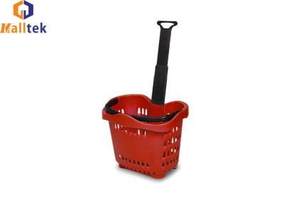 China Kies Handvatpu Gereden HDPP Supermarkt het Winkelen Mand uit Te koop