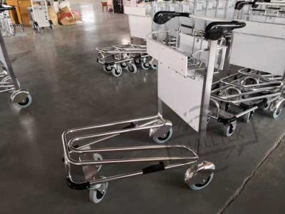 Cina Ruote della fila 4 del carrello 2 dell'aeroporto di acciaio inossidabile del carico 250KG con i freni in vendita