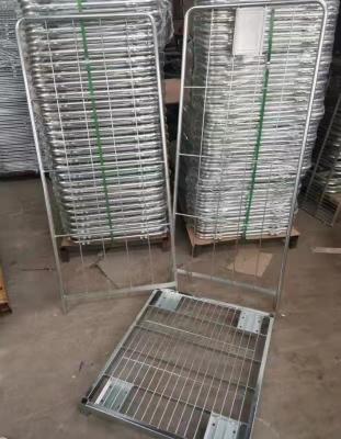 China Two Side Logistics Demountable Foldable Zinc Surface Treatment for sale